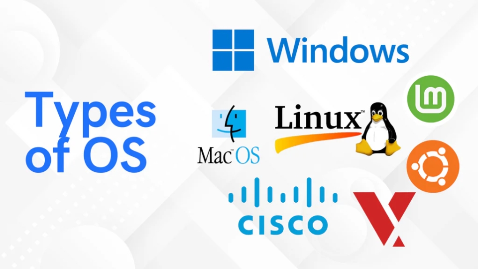 What is an Operating System? Common types of operating systems ...